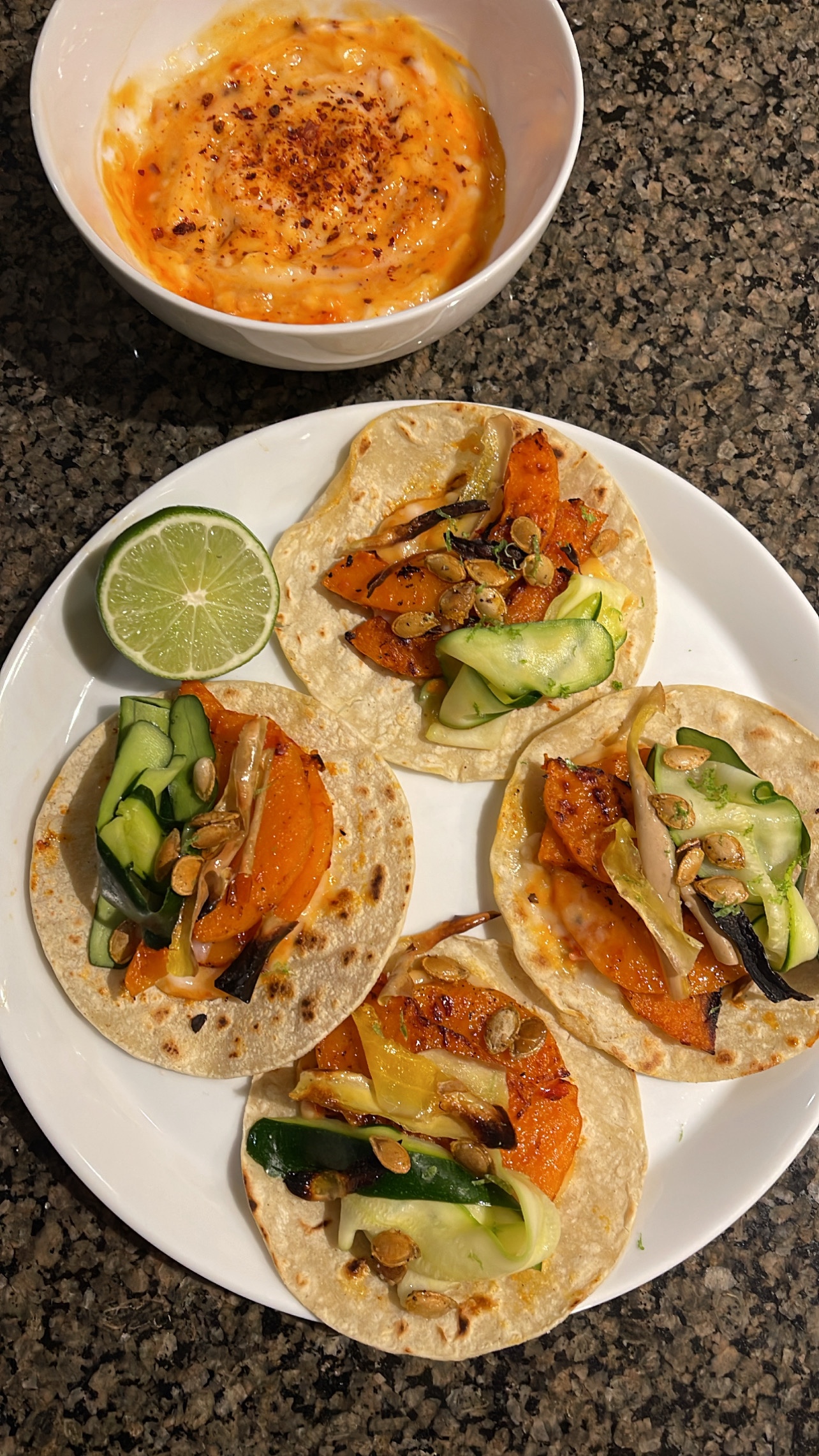 Butternut Squash Tacos – extra guac